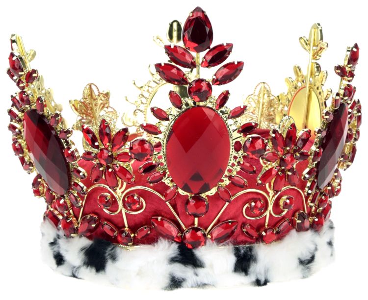 Jeweled Queen Crown, Red - 7.5 Inches, by Mark Roberts – Holiday House ...