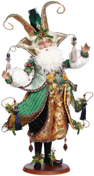 Venetian Jester Santa - , 51-64522, Created and designed by Mark ...